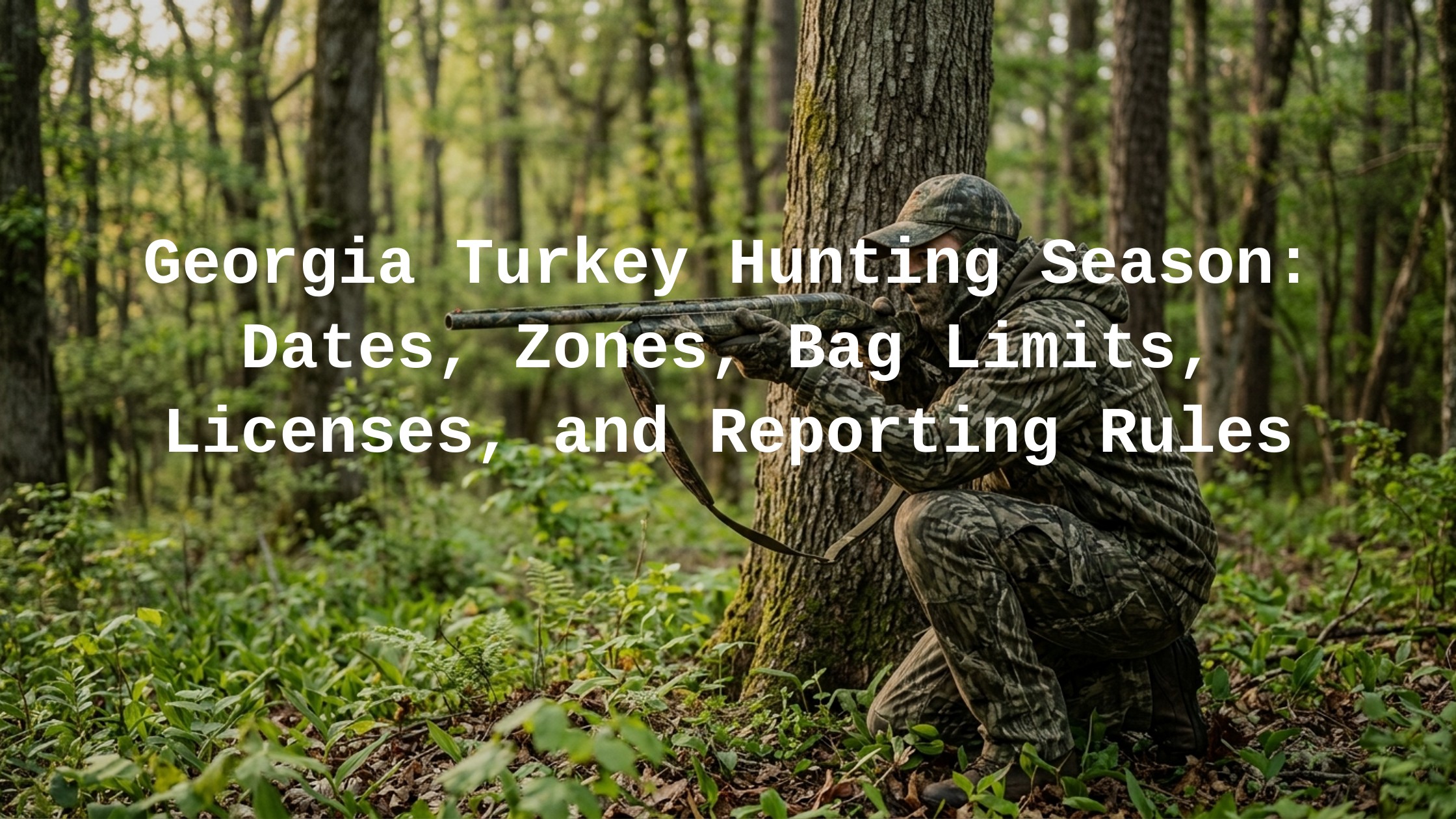 Georgia Turkey Hunting Season: Dates, Zones, Bag Limits, Licenses, and ...