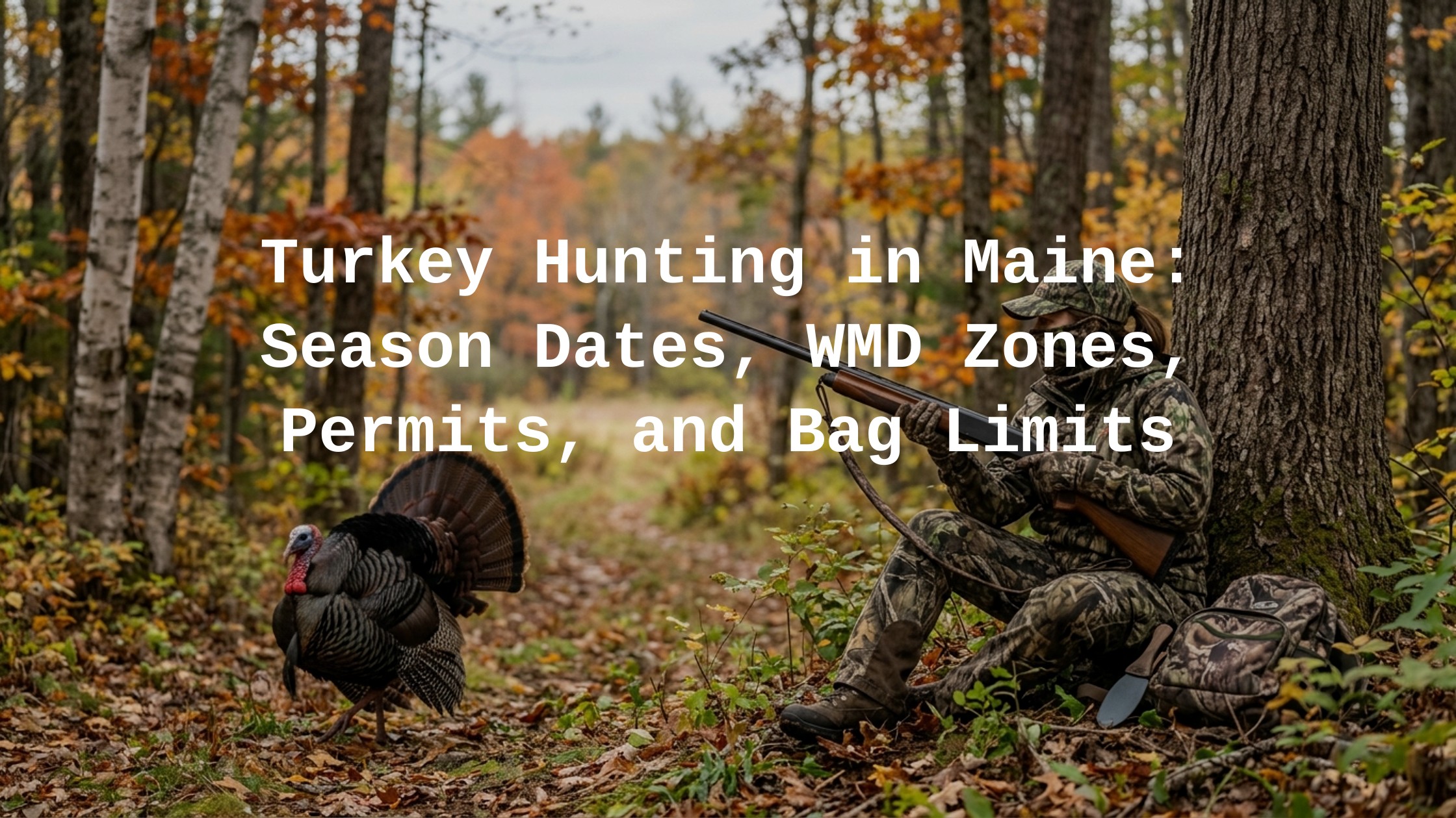 Turkey Hunting in Maine: Season Dates, WMD Zones, Permits, and Bag Limits