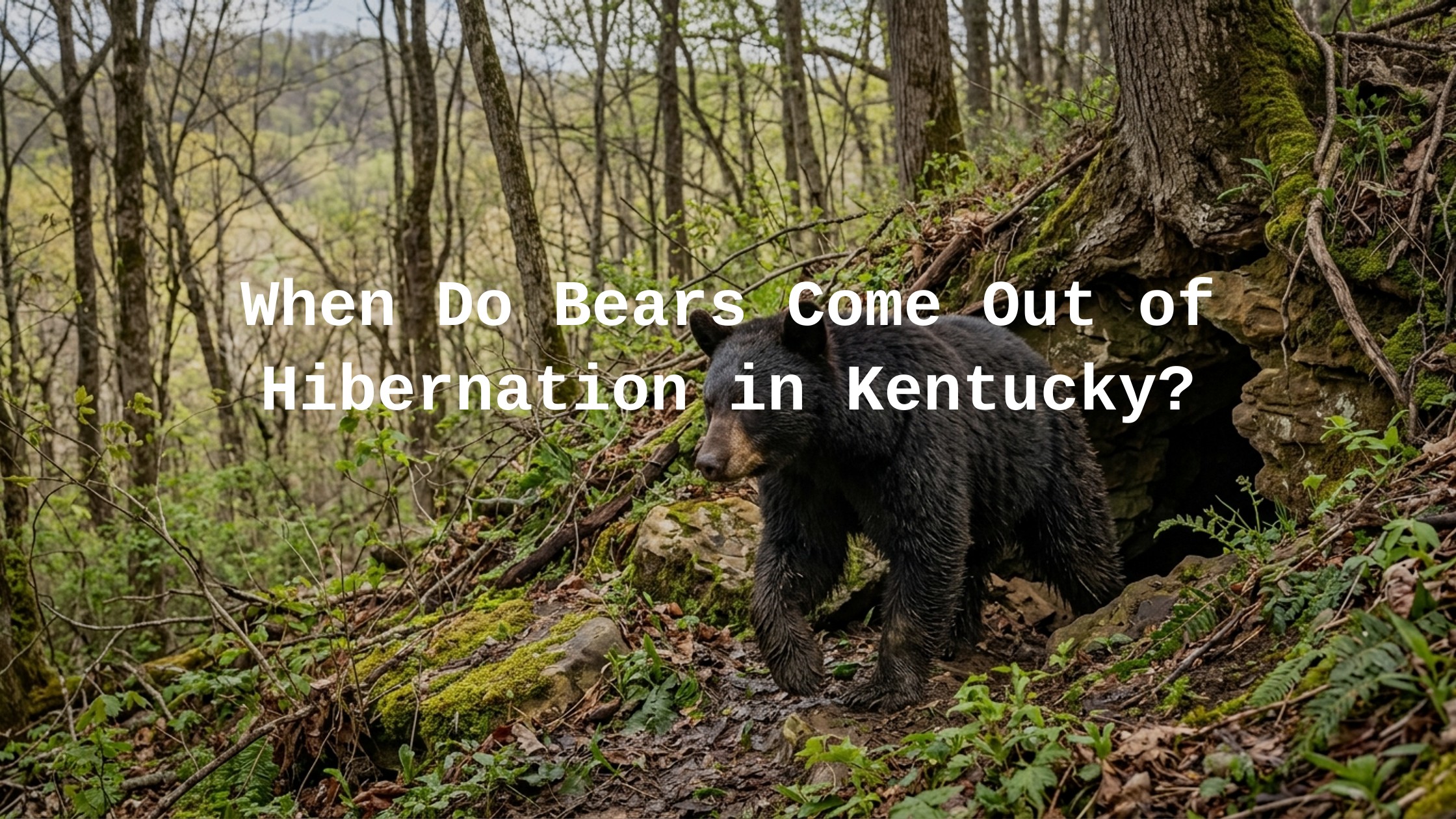 When Do Bears Come Out of Hibernation in Kentucky?