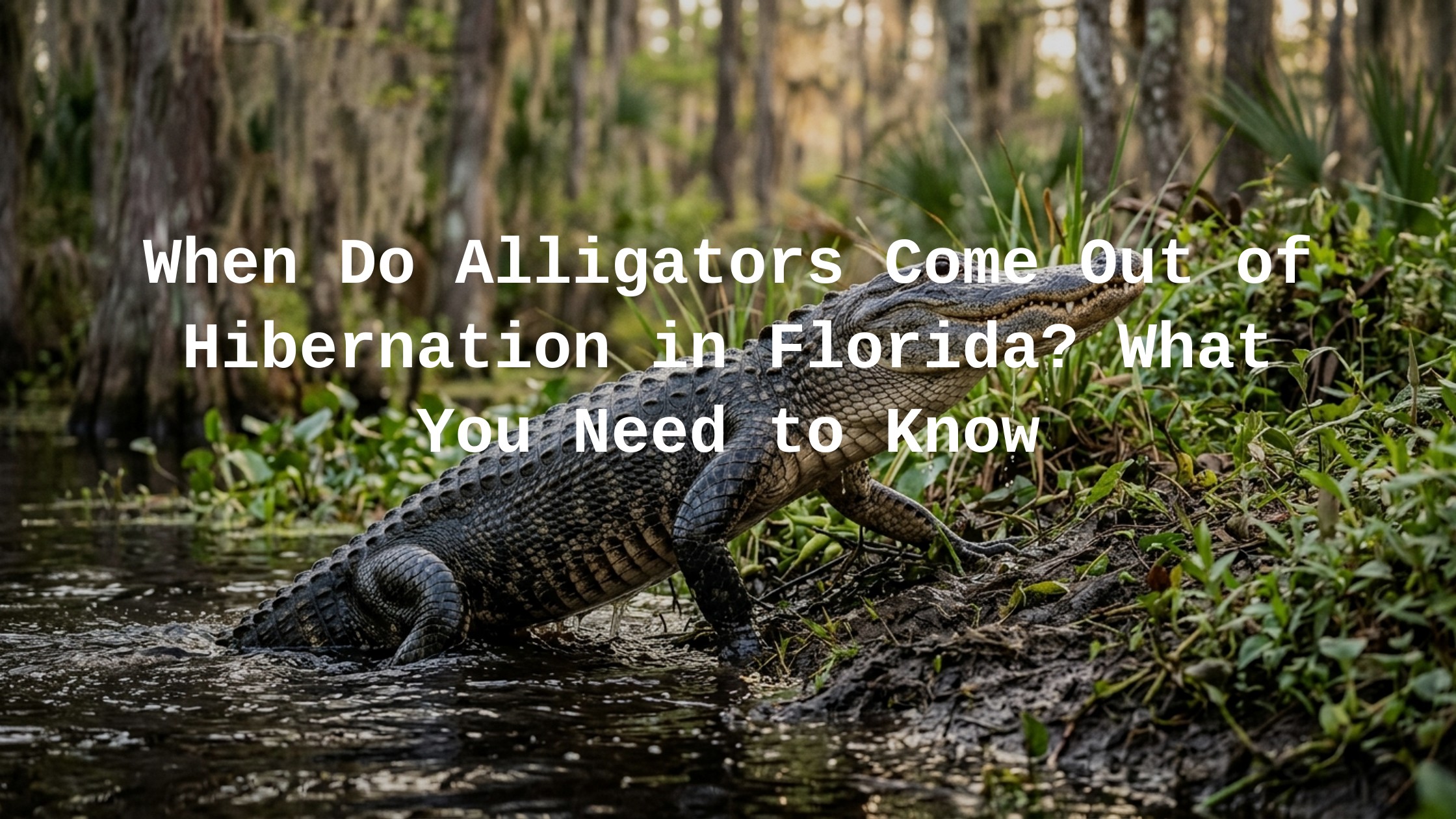 When Do Alligators Come Out of Hibernation in Florida? What You Need to ...