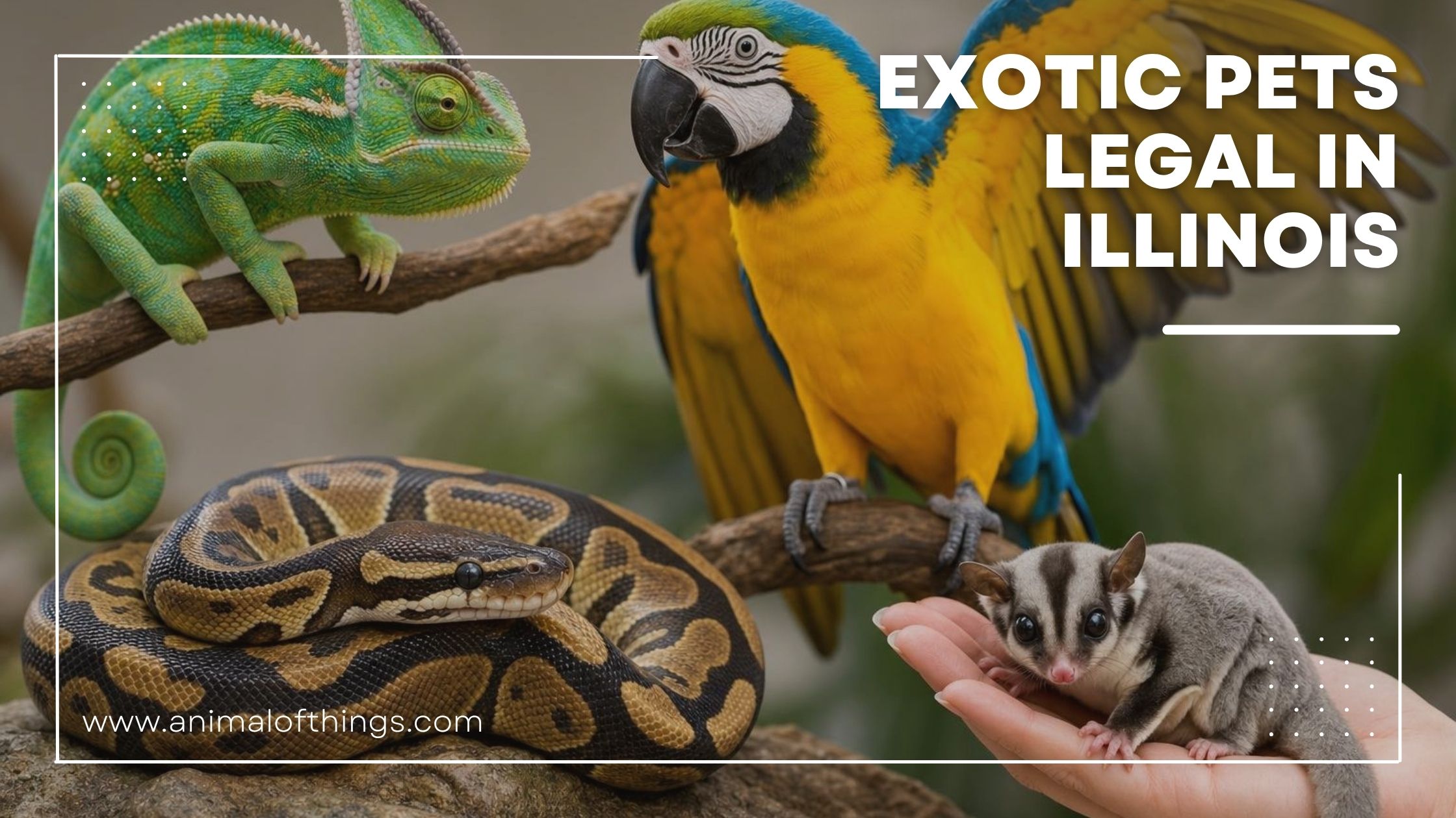 Exotic Pets That Are Legal in Illinois (And the Ones That Are Not)